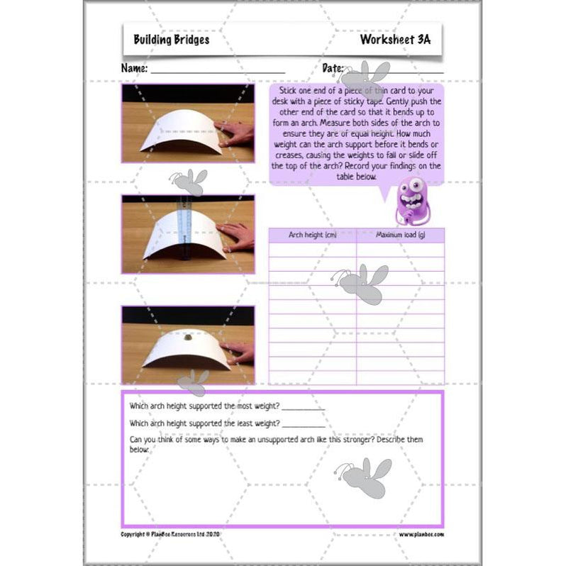 Building Bridges KS2 structures DT lessons by PlanBee