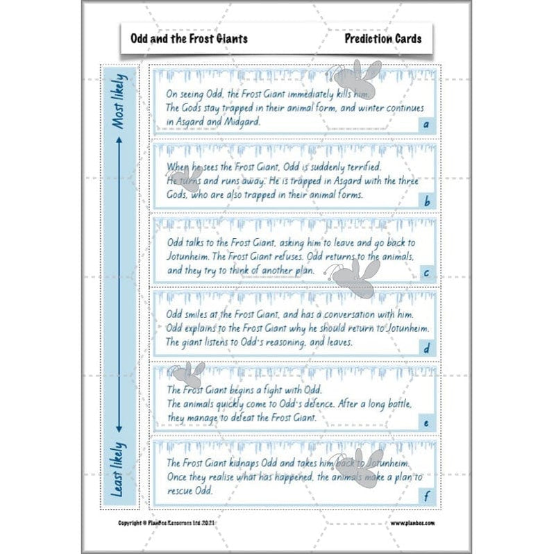 Odd and the Frost Giants KS2 Lesson Pack by PlanBee
