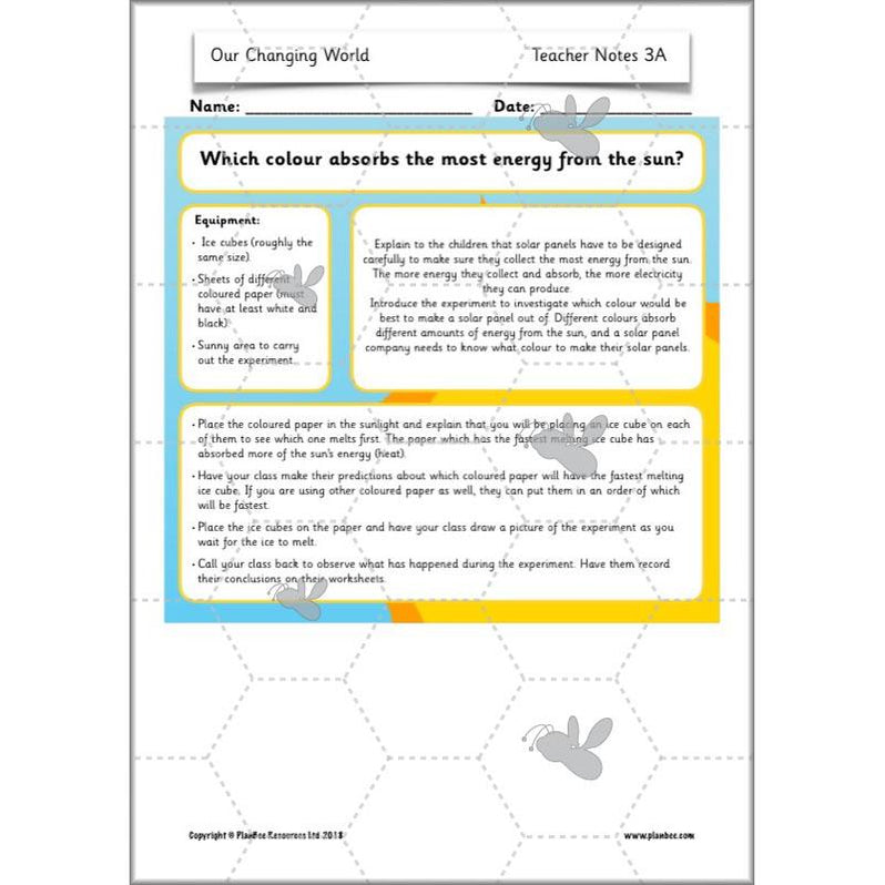 Our Changing World KS1 ESR Lessons by PlanBee