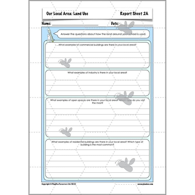 Our Local Area: Geography Planning and Resources for Year 6 — PlanBee