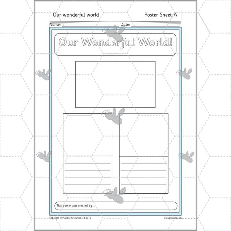 Our Wonderful World - Creation Stories KS1 RE by PlanBee