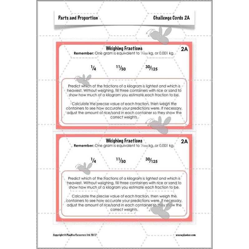 Parts and Proportion: ratio KS2 Maths lesson planning — PlanBee