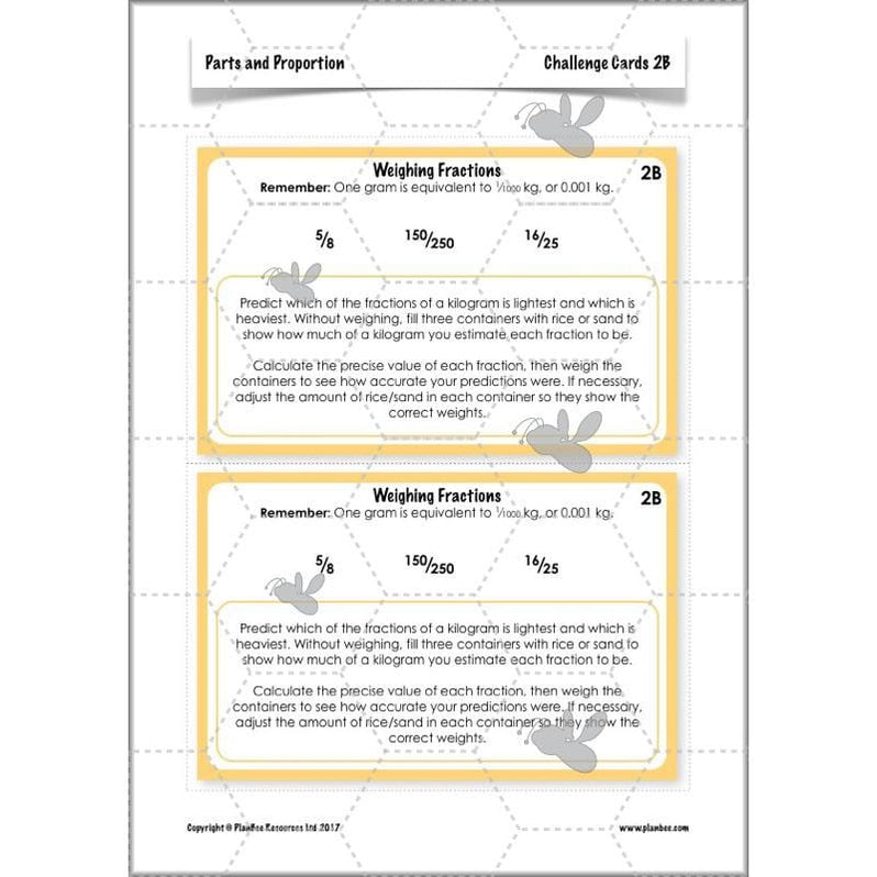 Parts and Proportion: ratio KS2 Maths lesson planning — PlanBee