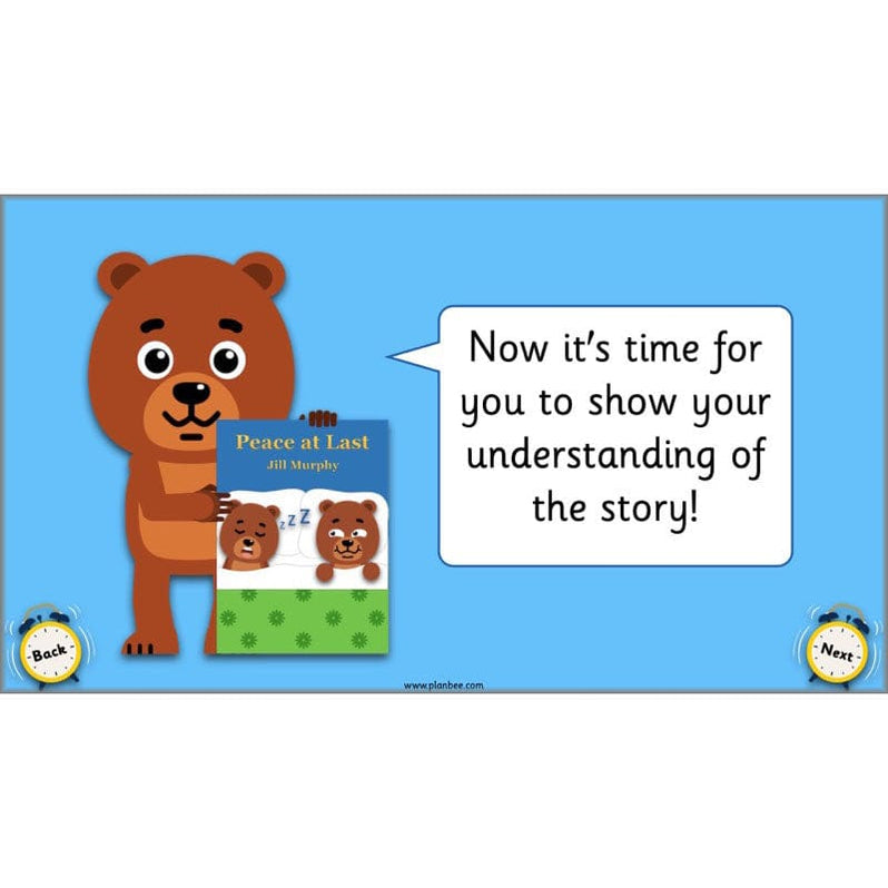 Peace at Last Activities KS1 Year 1 English lessons | PlanBee