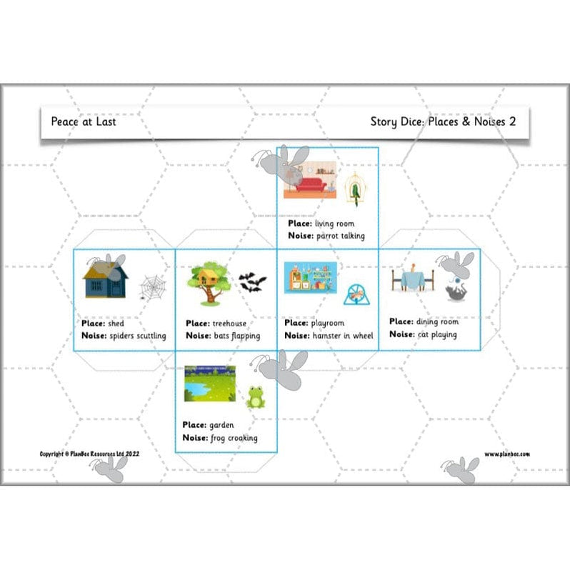 Peace at Last Activities KS1 Year 1 English lessons | PlanBee