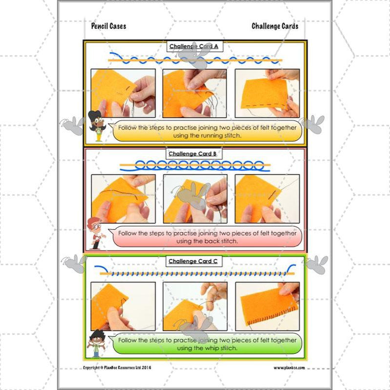 Pencil Cases - Textiles: DT Lesson Plans for KS2 Year 3 — PlanBee
