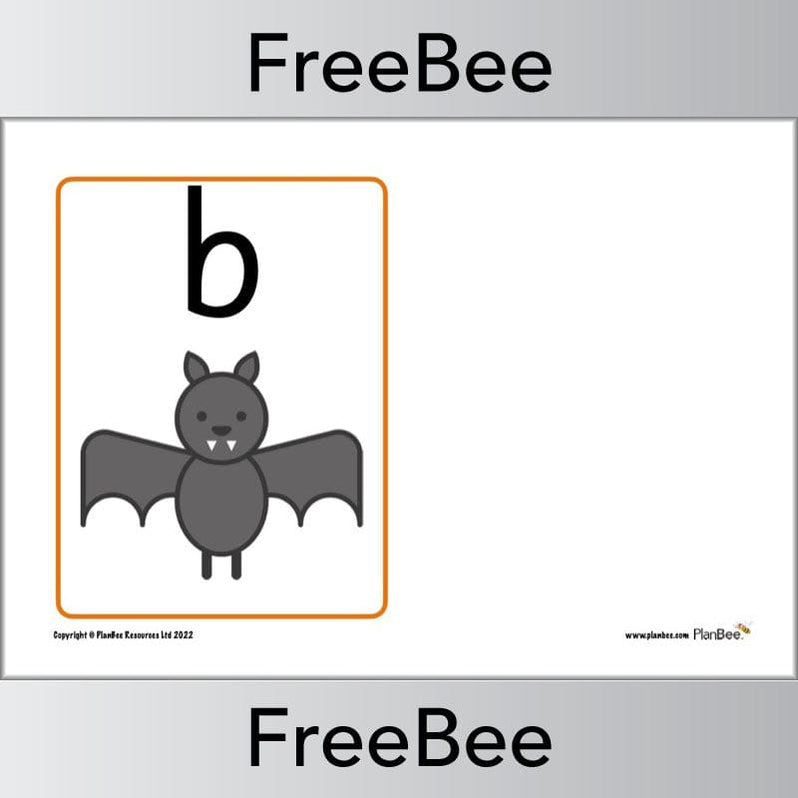Free Printable Phonics Flashcards by PlanBee