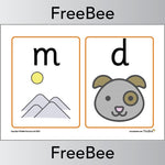 Free Printable Phonics Flashcards by PlanBee