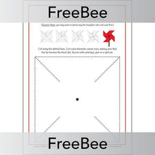 Free Poppy Pinwheel Template KS1 Activities by PlanBee