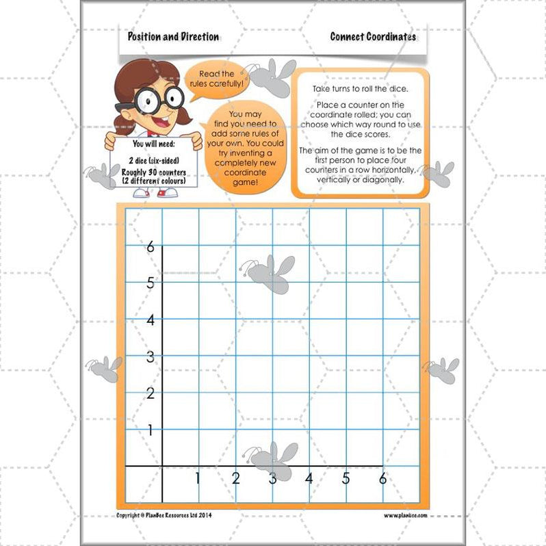 Position and Direction Year 4 Maths Lessons | PlanBee