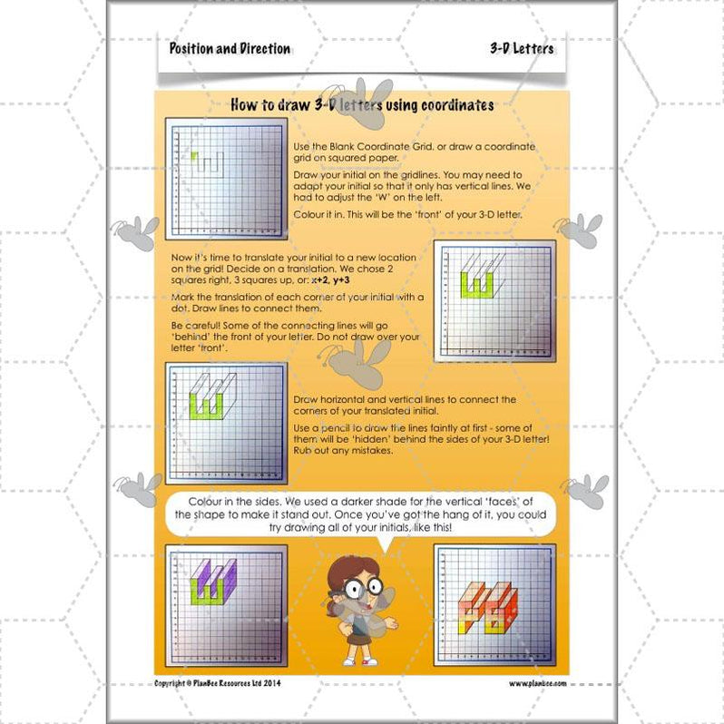 Position and Direction Year 4 Maths Lessons | PlanBee