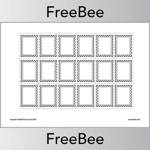 Free blank postcard templates for KS1 KS2 children PlanBee