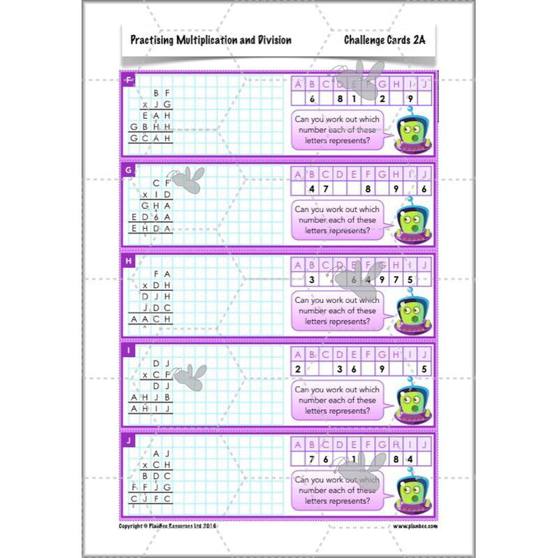 Year 6 Multiplication & Division Lesson Pack by PlanBee