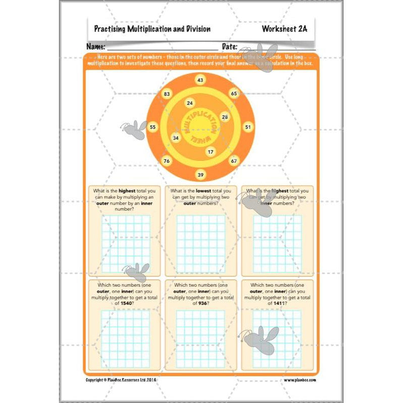 Year 6 Multiplication & Division Lesson Pack by PlanBee