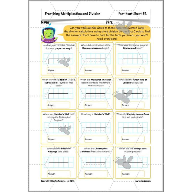 Year 6 Multiplication & Division Lesson Pack by PlanBee