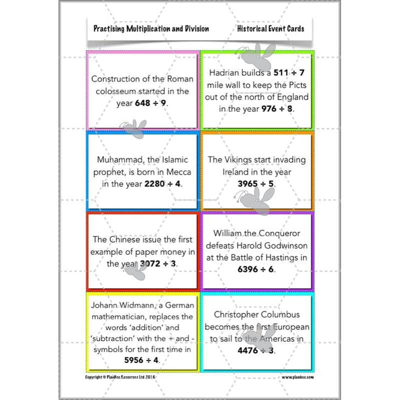 Year 6 Multiplication & Division Lesson Pack by PlanBee