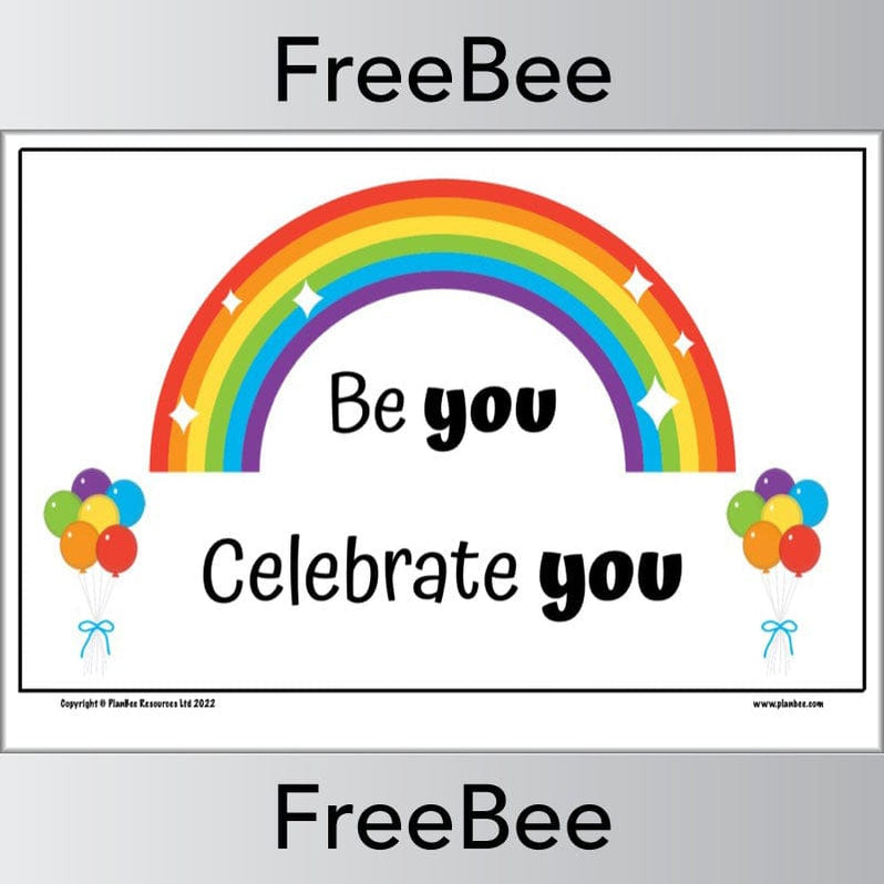 FREE Printable Pride Month Posters by PlanBee