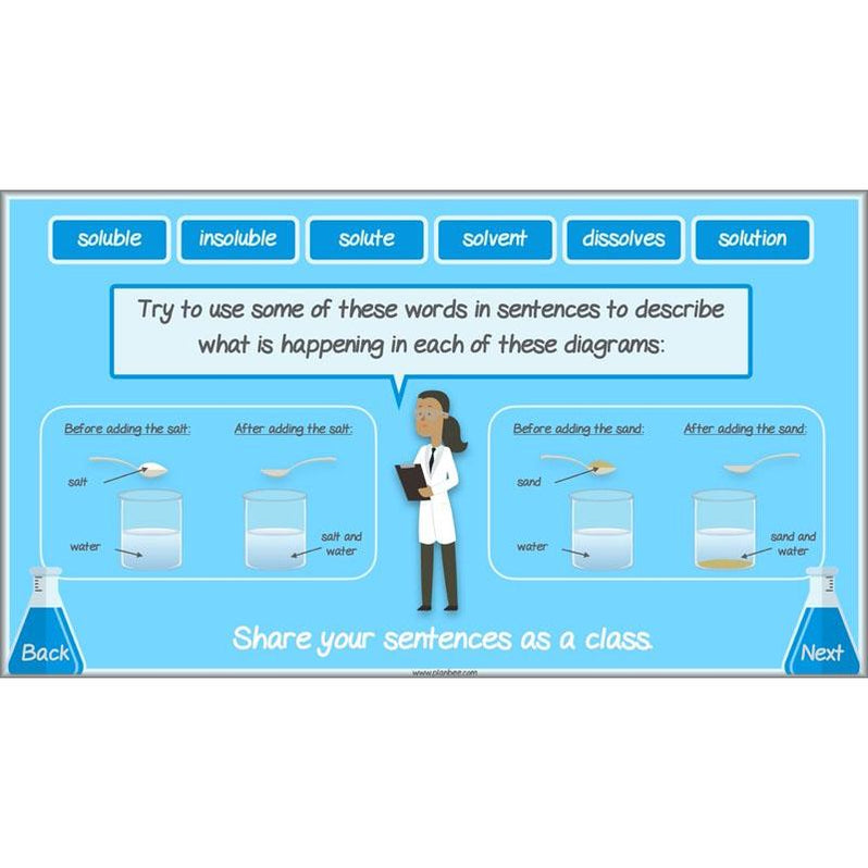 Properties and Changes of Materials Year 5 Resources — PlanBee