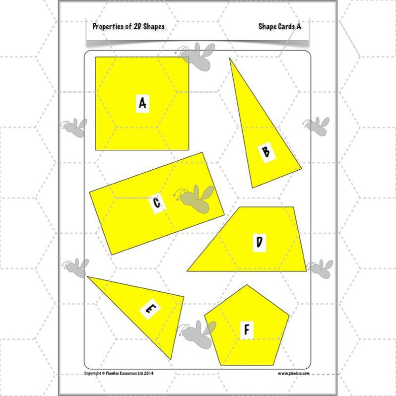 Year 4 Properties of 2D Shapes KS2 Maths by PlanBee