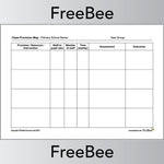 Free SEN Provision Map Template by PlanBee