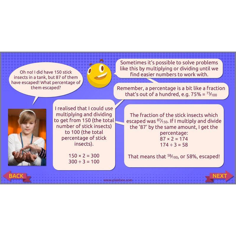 Ratio, Percentages and Proportion: Year 6 Maths — PlanBee