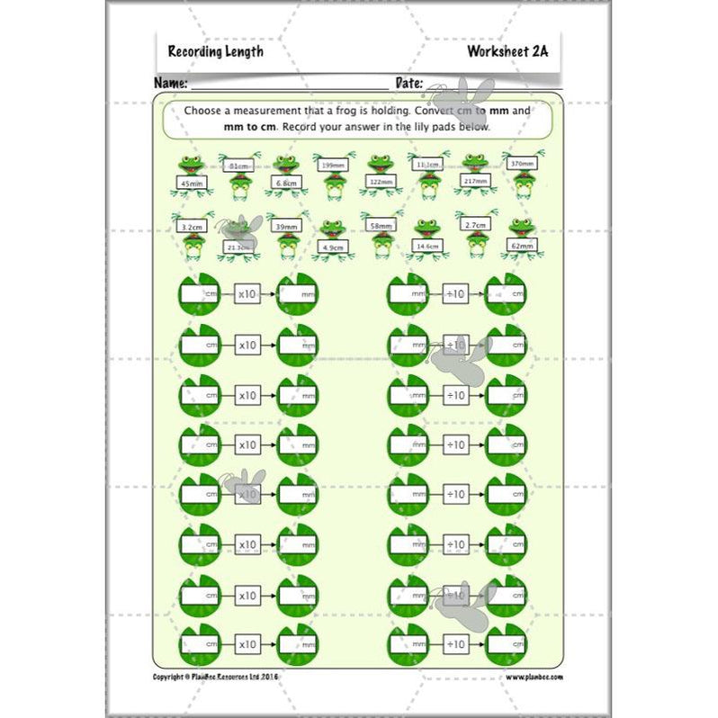 Recording Length - Measurement Maths Lessons for Year 4 — PlanBee
