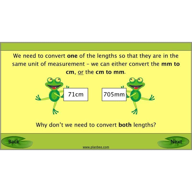 Recording Length - Measurement Maths Lessons for Year 4 — PlanBee