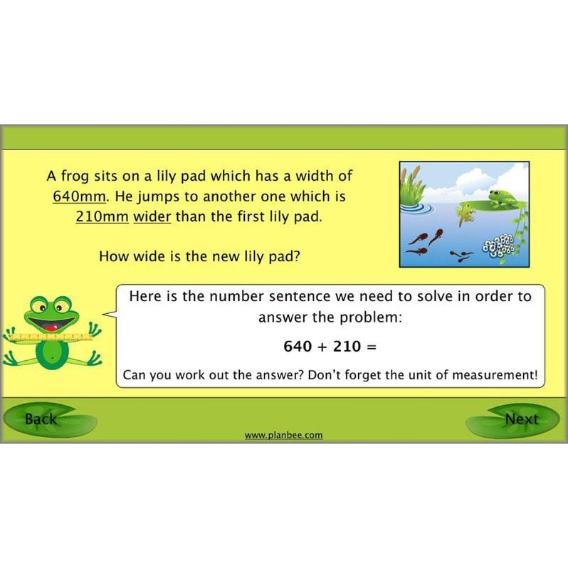Recording Length - Measurement Maths Lessons for Year 4 — PlanBee