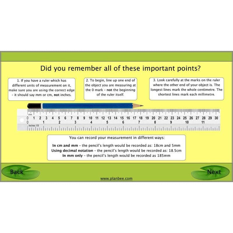 Recording Length - Measurement Maths Lessons for Year 4 — PlanBee