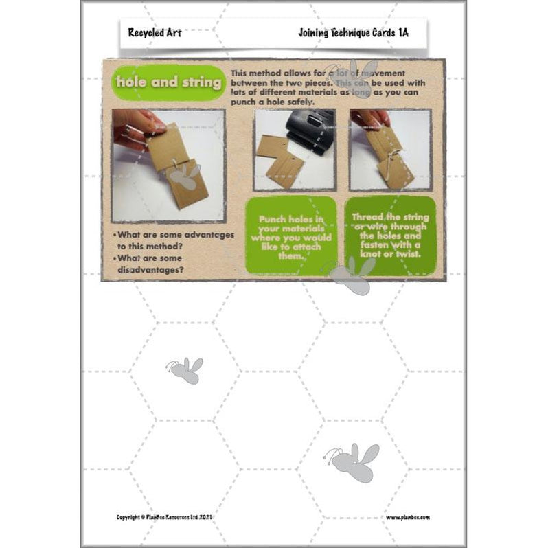 Downloadable Recycling Art Lessons for KS2 by PlanBee
