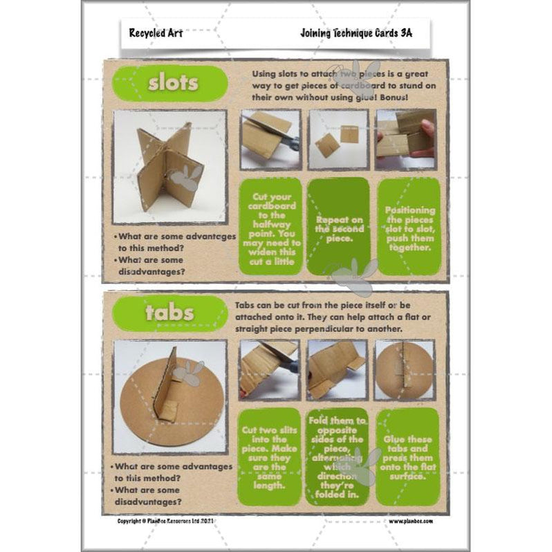 Downloadable Recycling Art Lessons for KS2 by PlanBee