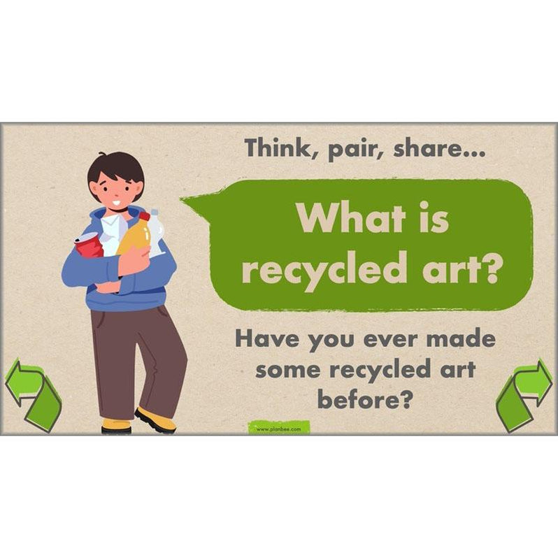 Downloadable Recycling Art Lessons for KS2 by PlanBee