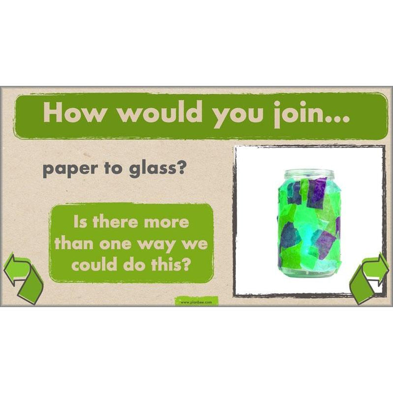 Downloadable Recycling Art Lessons for KS2 by PlanBee