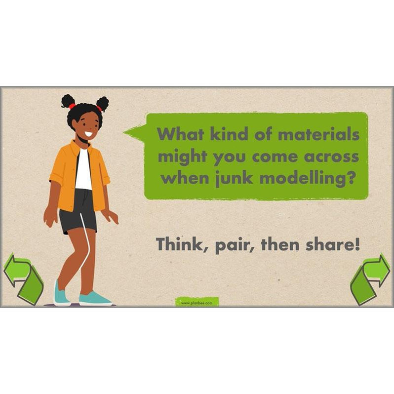 Downloadable Recycling Art Lessons for KS2 by PlanBee