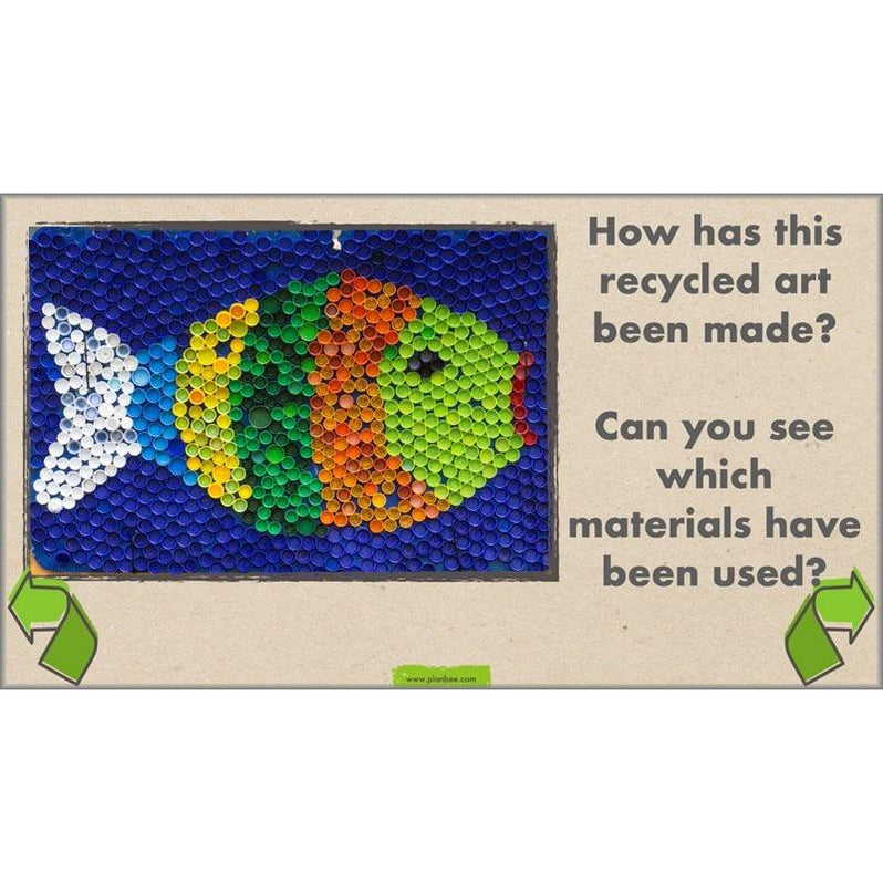 Downloadable Recycling Art Lessons for KS2 by PlanBee