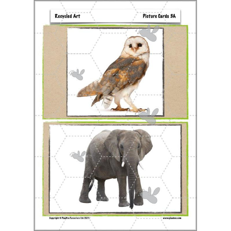 Downloadable Recycling Art Lessons for KS2 by PlanBee