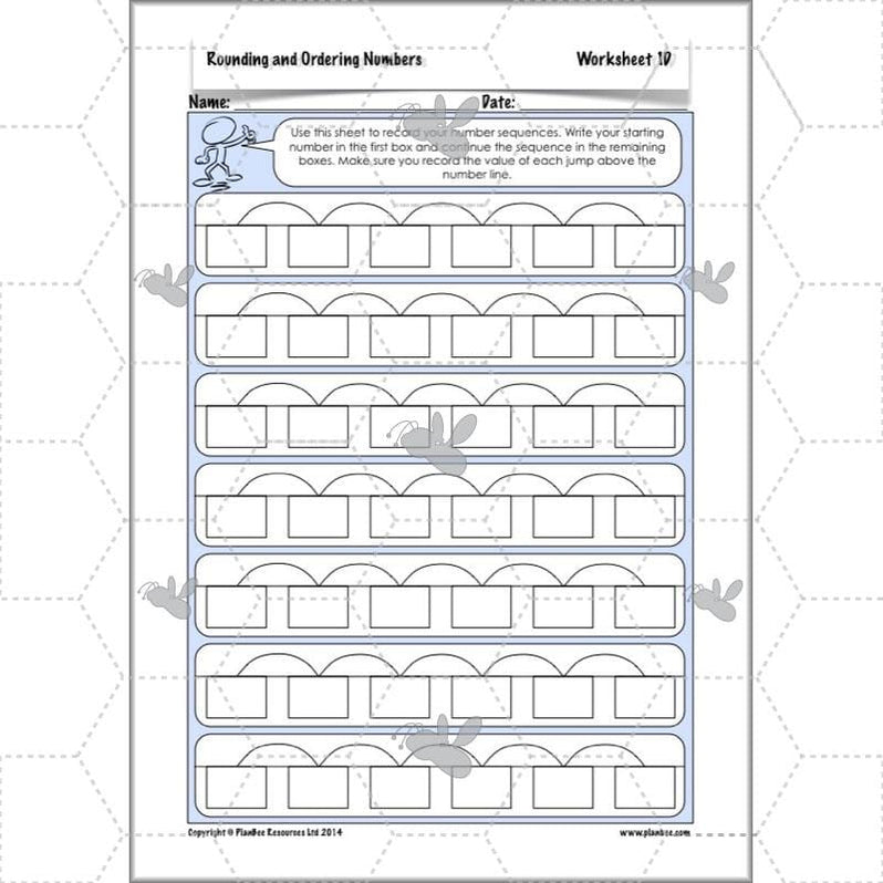 Rounding and Ordering Numbers Year 4 Place Value by PlanBee