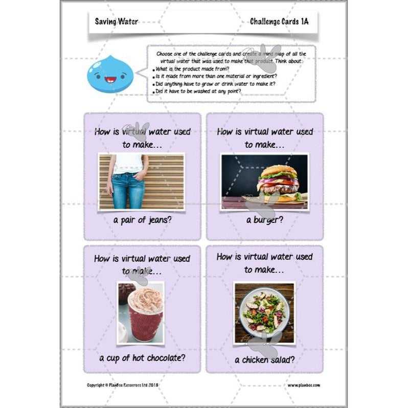 Saving Water Lesson Plans KS2 Resource | PlanBee