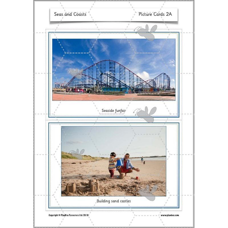 At The Seaside KS1 Geography Lessons by PlanBee