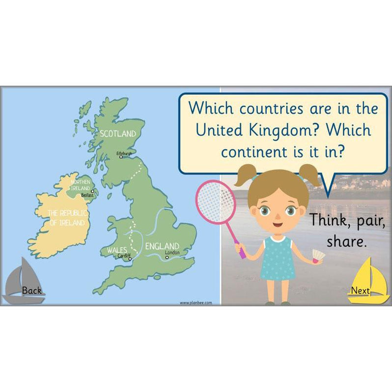 At The Seaside KS1 Geography Lessons by PlanBee