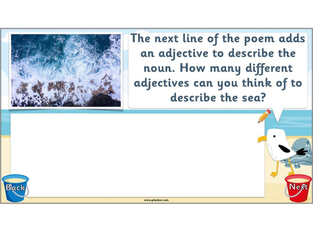 Seaside Poetry KS1 | Year 1/2 English Lessons | PlanBee