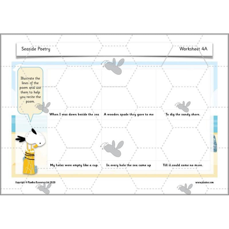 Seaside Poetry KS1 | Year 1/2 English Lessons | PlanBee