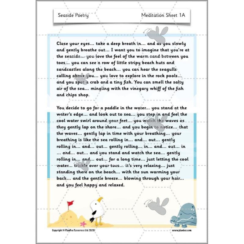 Seaside Poetry KS1 | Year 1/2 English Lessons | PlanBee