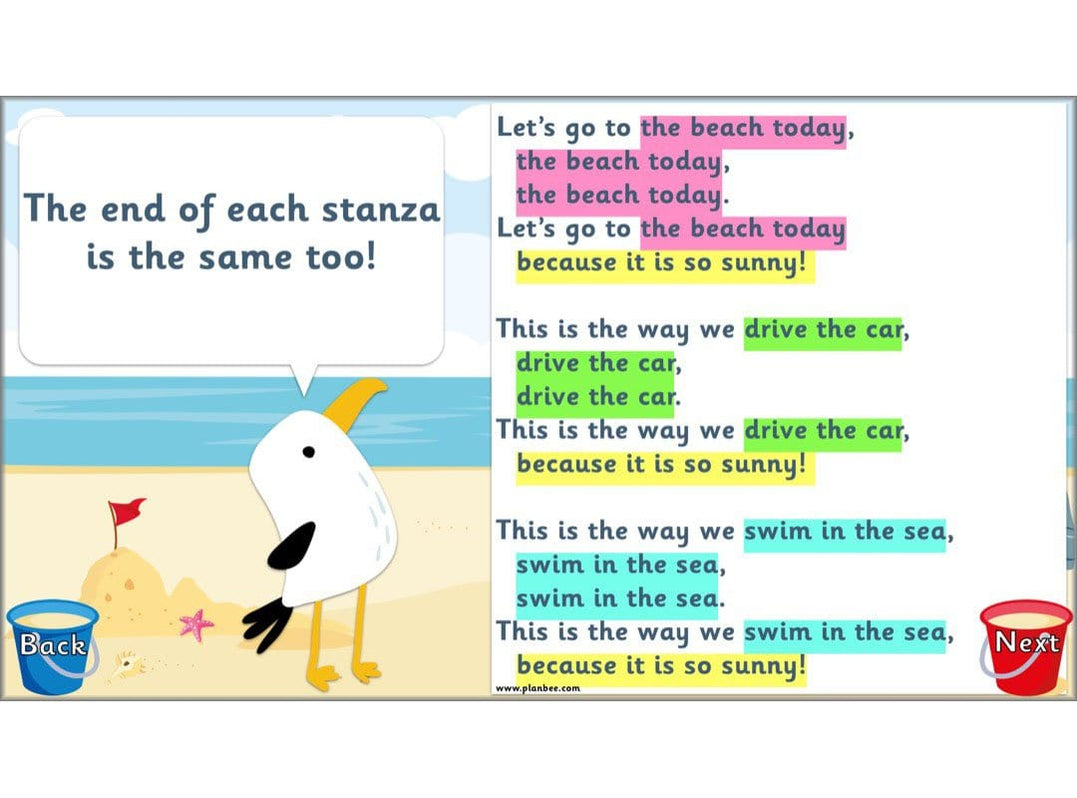 Seaside Poetry KS1 | Year 1/2 English Lessons | PlanBee