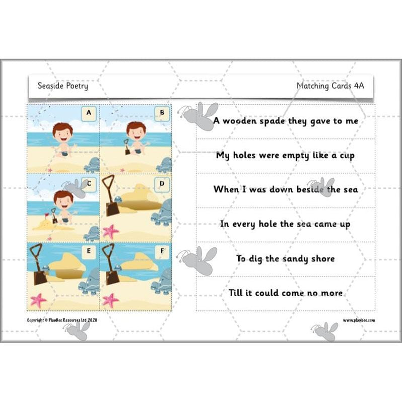 Seaside Poetry KS1 | Year 1/2 English Lessons | PlanBee