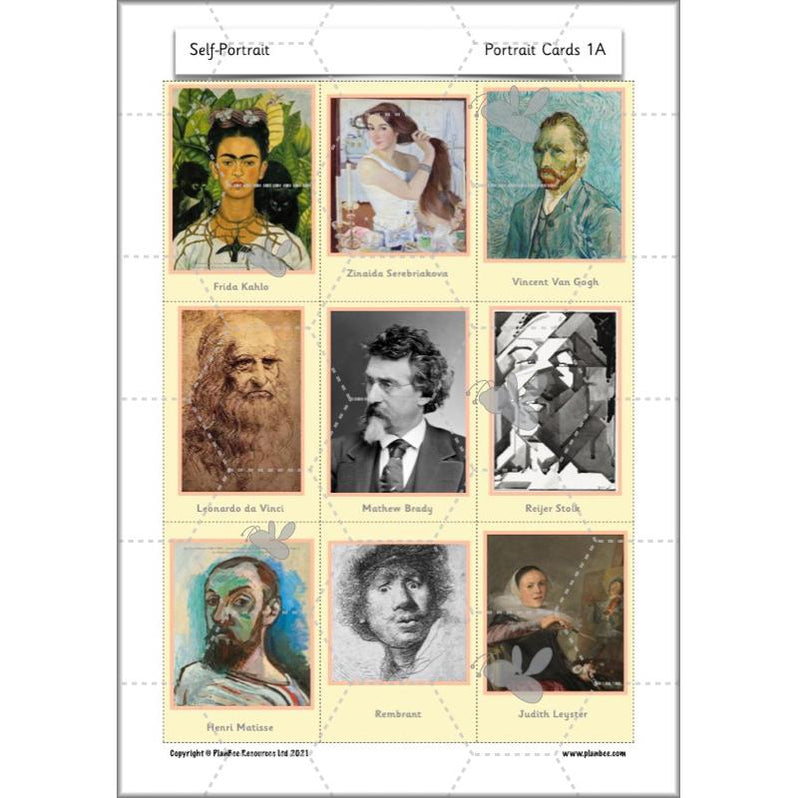 Self-Portraits KS1 Art Lessons - PlanBee