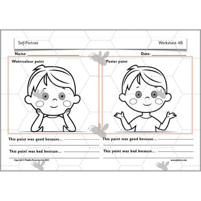 Self-Portraits KS1 Art Lessons - PlanBee