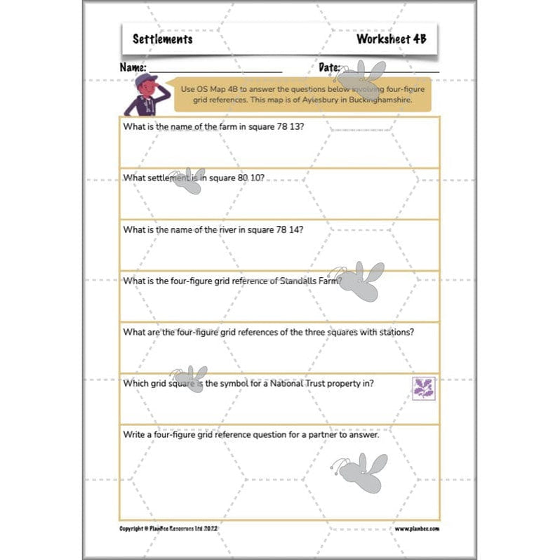 Settlements KS2 Geography Lessons for Year 3/4 by PlanBee