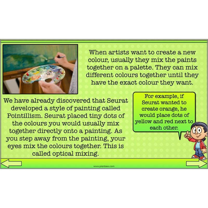 Seurat and Pointillism KS2 Lesson Plans and Art Projects — PlanBee