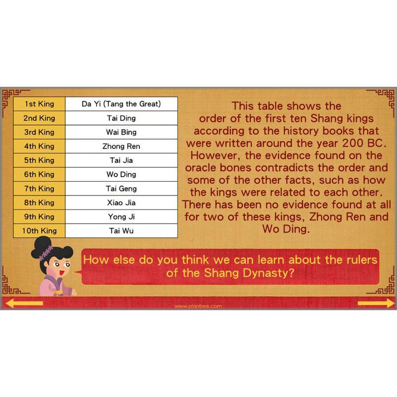 Shang Dynasty KS2 Lesson Pack for Year 5 & 6 by PlanBee